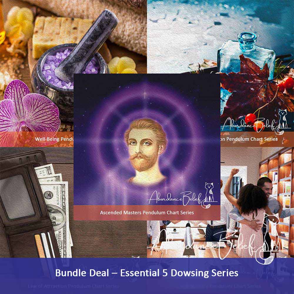 Bundle Deal - Essential 5 in 1 Pendulum Dowsing Charts Collection ...